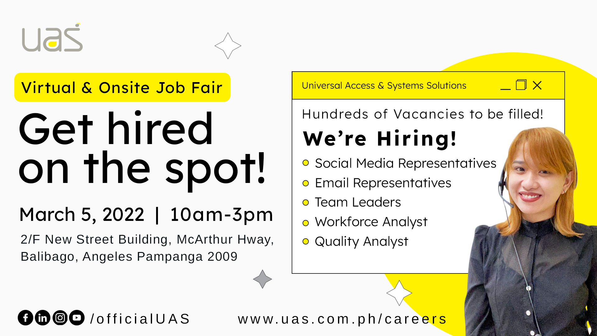 First Virtual & On-Site Hiring! - Universal Access & Systems Solutions